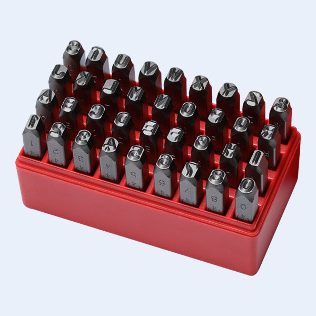 Golf Club Stamp Set Small Gauge Metal Stamps 3mm Steel A-Z & 0-9 for ...