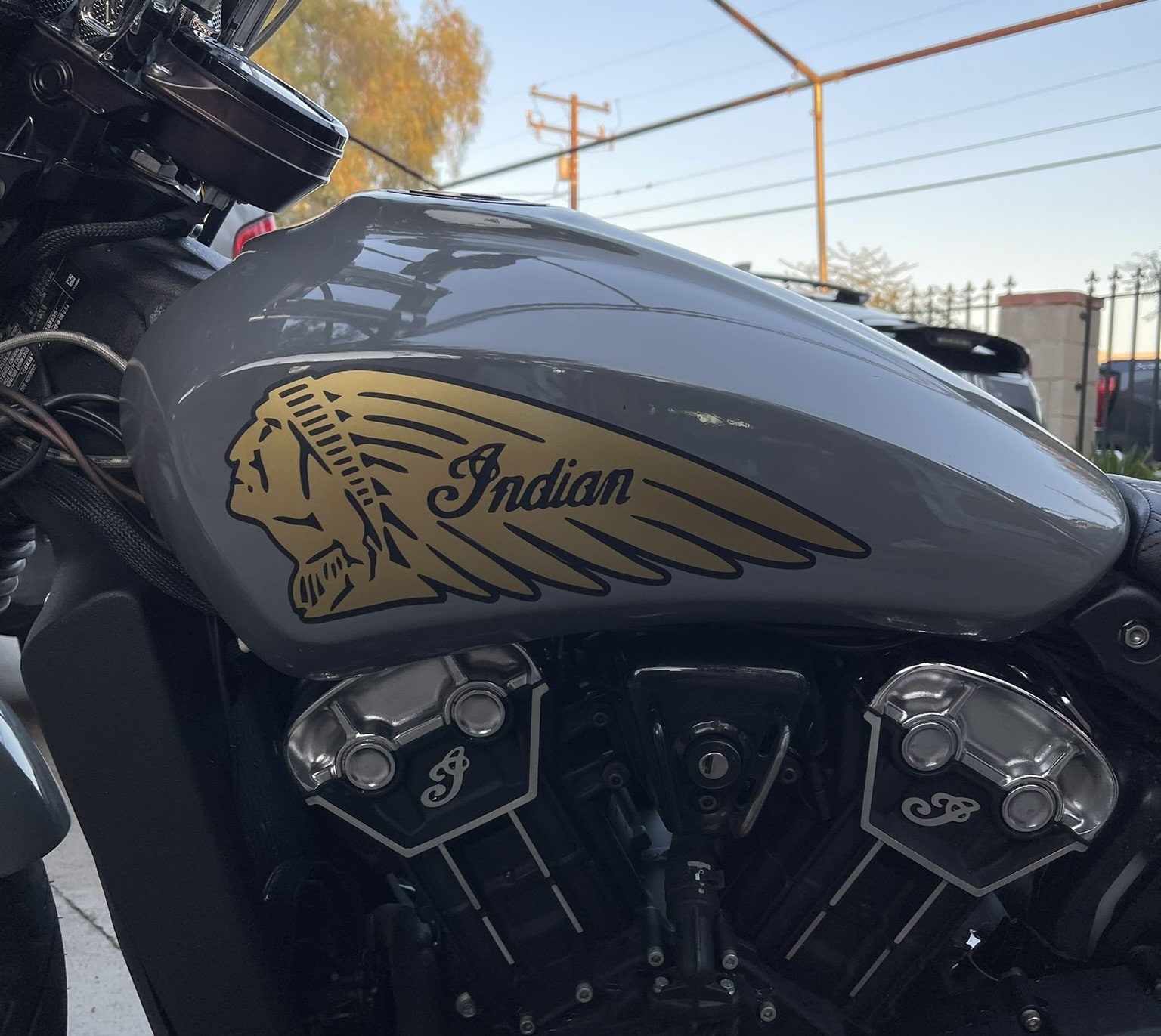 Custom Indian Motorcycle Gas Tank Decal (left & Right) 2pc - Etsy