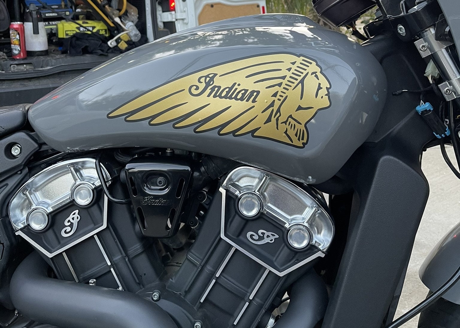 Custom Indian Motorcycle Gas Tank Decal (left & Right) 2pc - Etsy