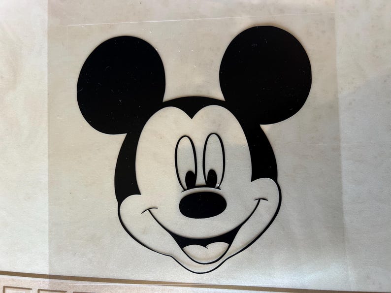 Mickey Mouse Head Decal - Etsy