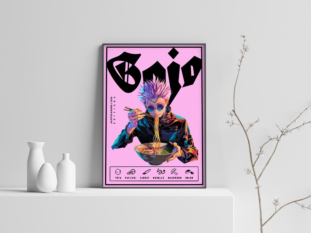 Anime Ramen Poster Anime Merch Anime Ramen Ramen Noodles Golden Noodle ...