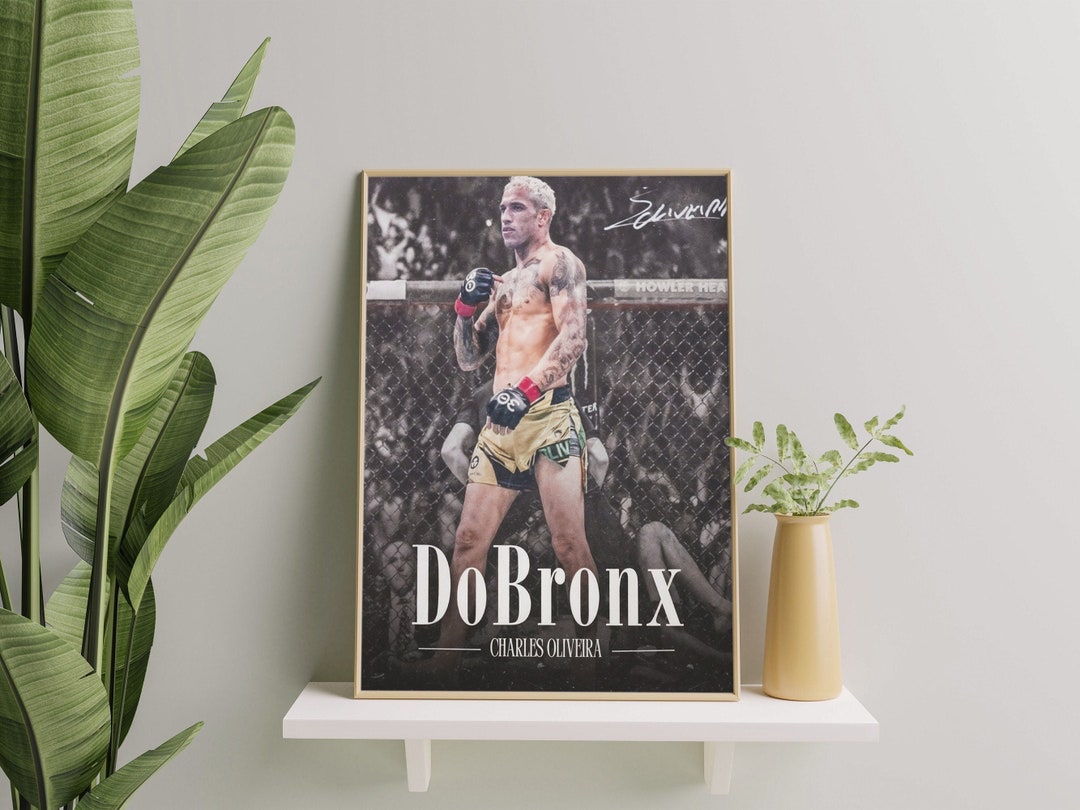 Charles Oliveira, Dobronx Print UFC Poster MMA Gift UFC Fighter ...