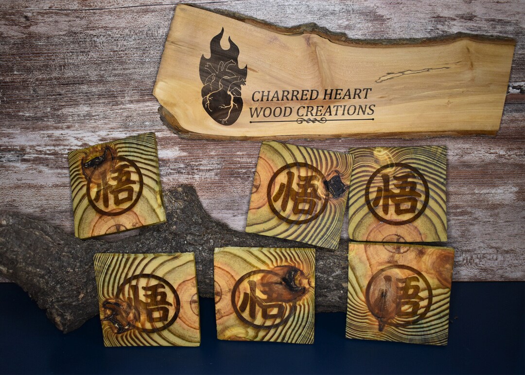 Goku Symbol Coasters - Etsy