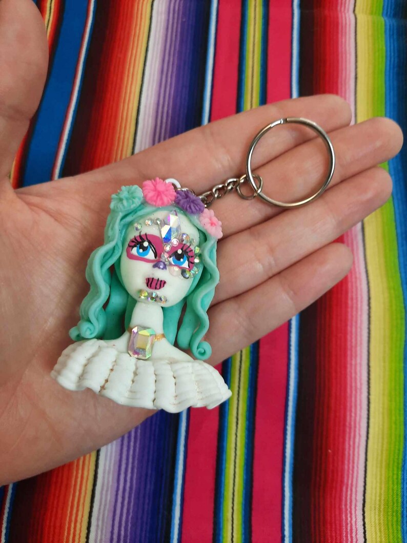 Mexican Catrinas Keychains - Etsy