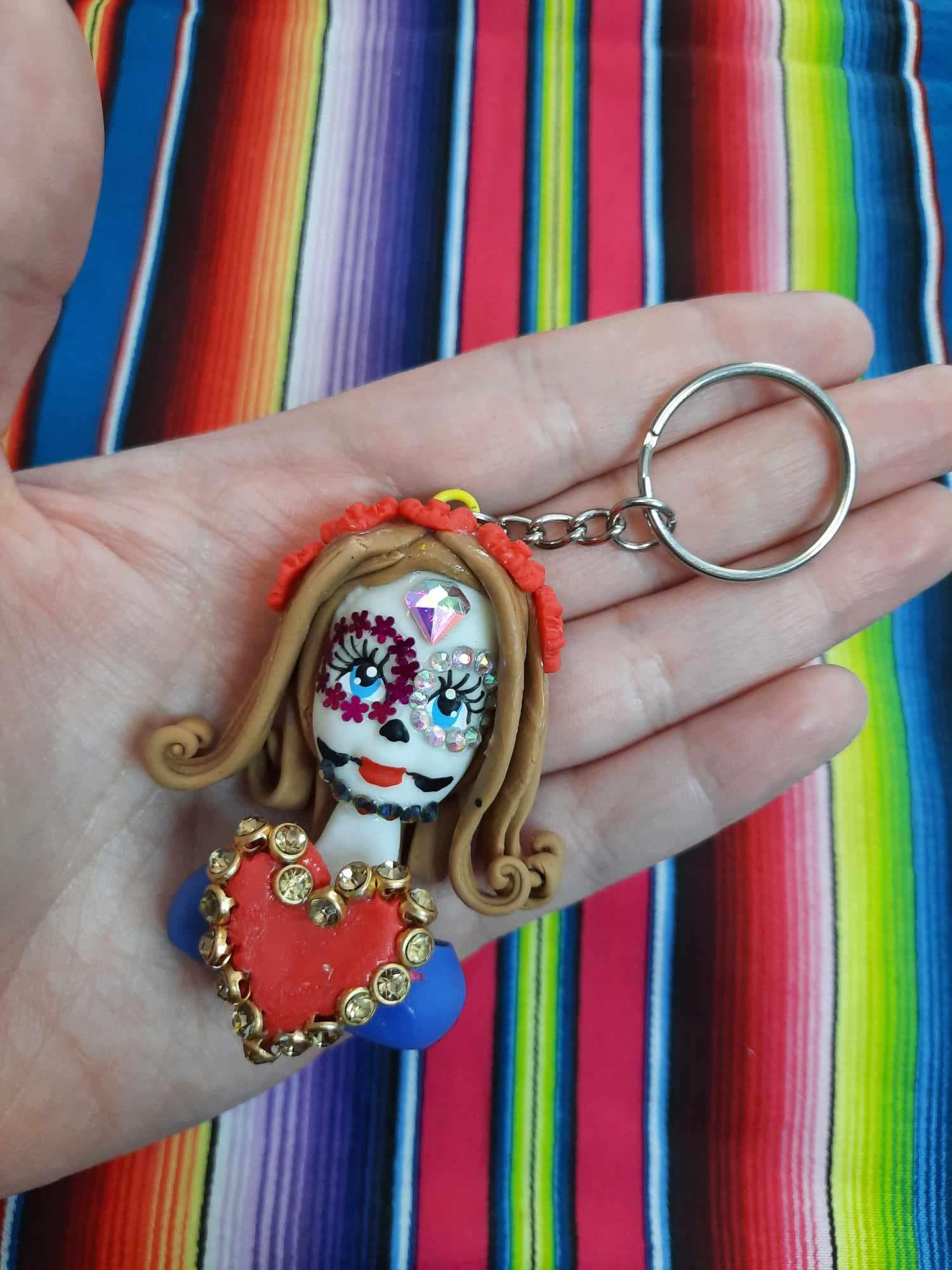 Mexican Catrinas Keychains - Etsy
