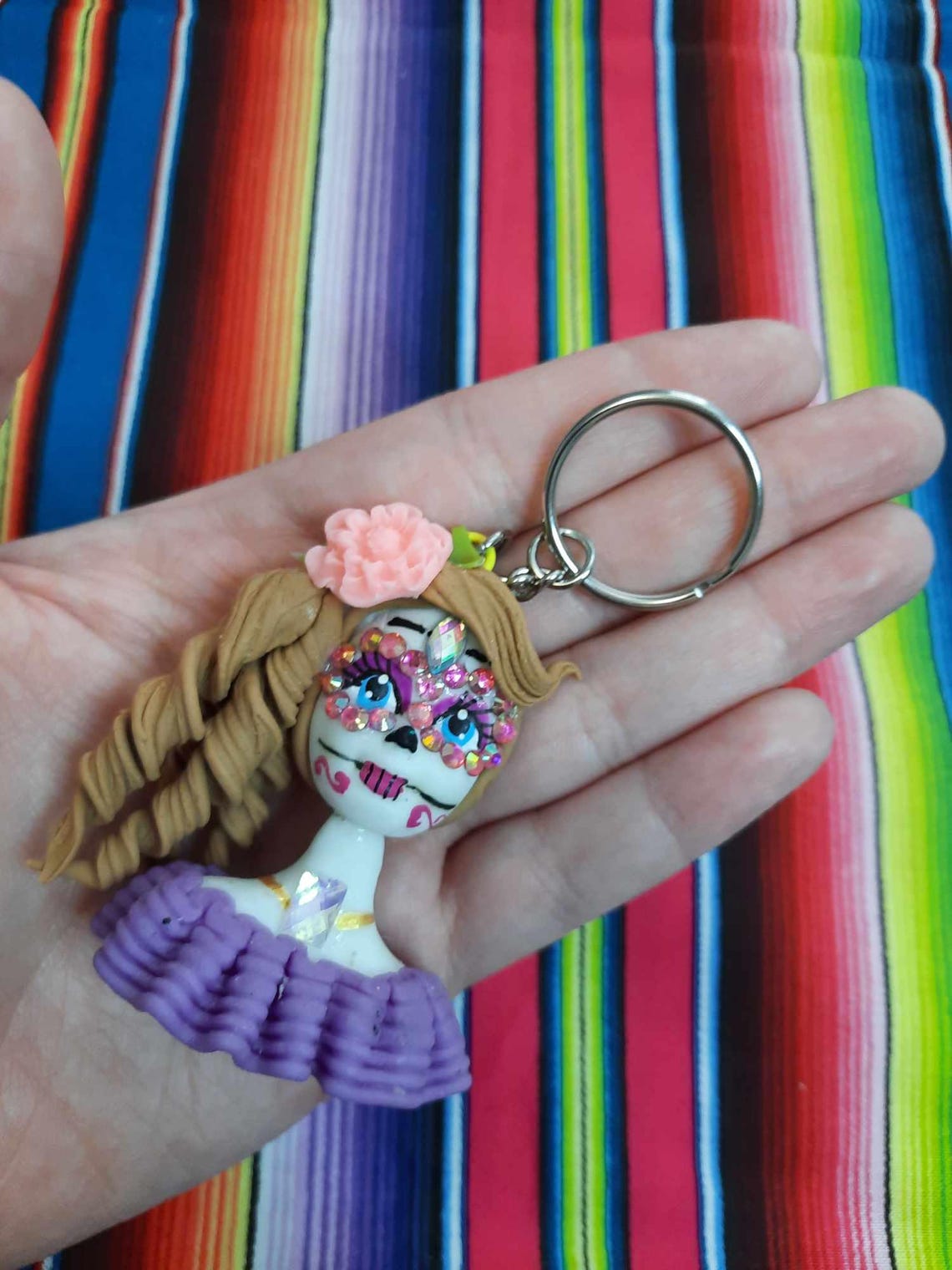 Mexican Catrinas Keychains - Etsy