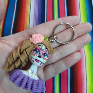 Mexican Catrinas Keychains - Etsy