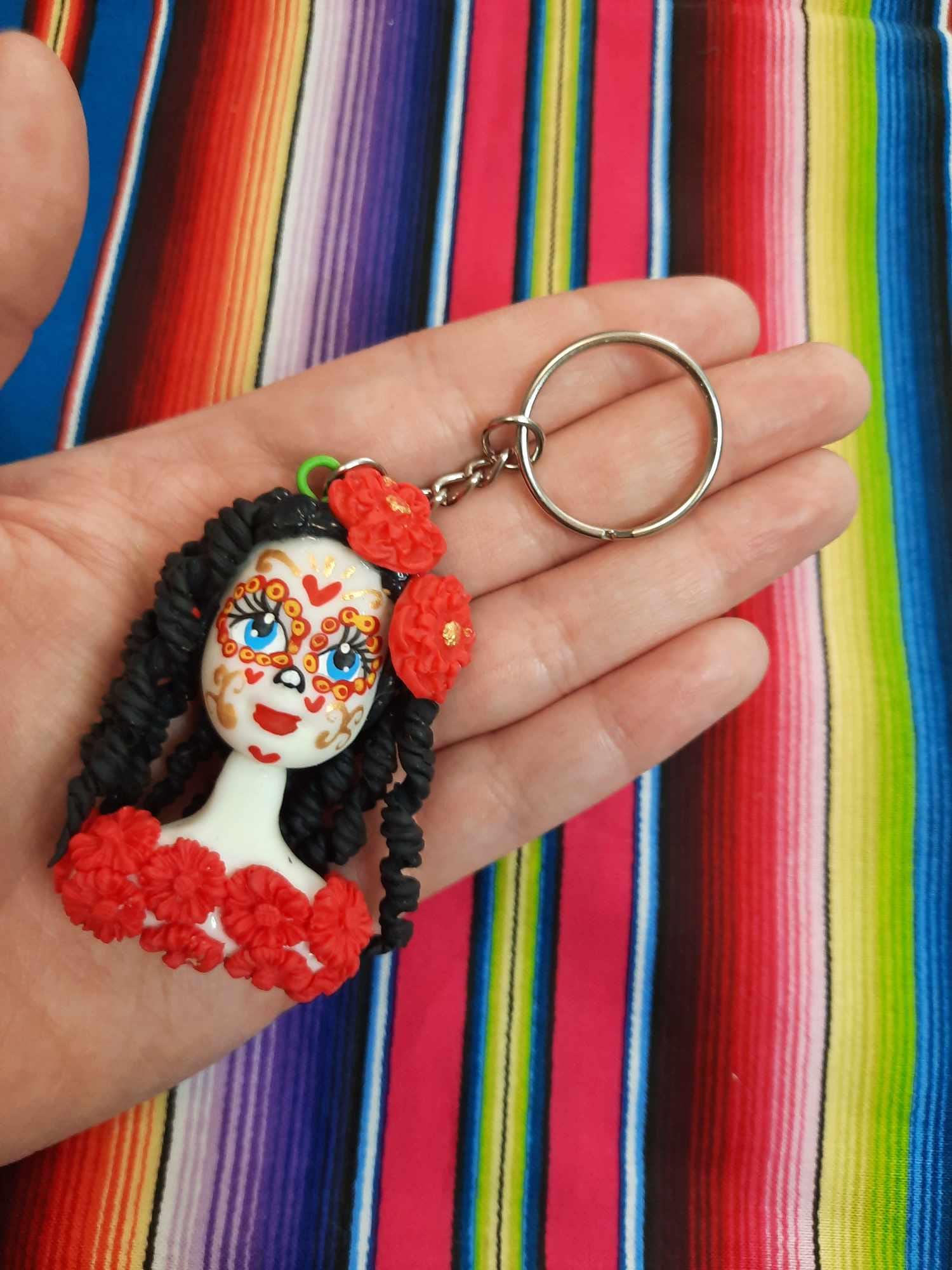 Mexican Catrinas Keychains - Etsy