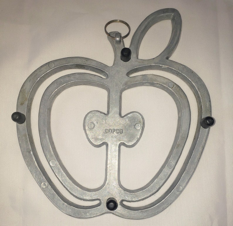 Vintage Copco Apple Trivet Cast Aluminum Wall Hanging - Etsy