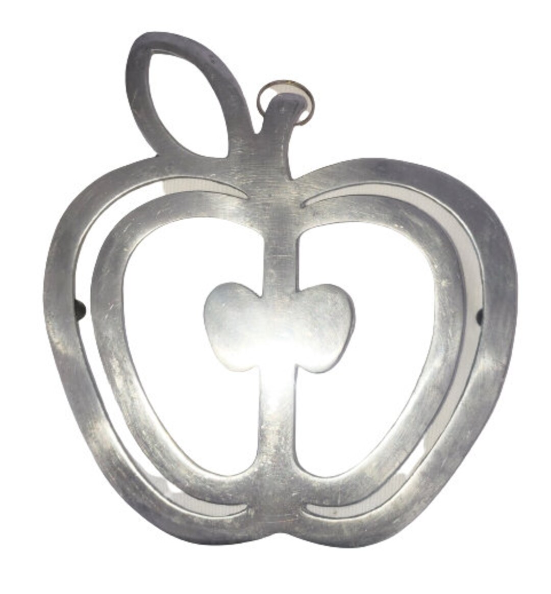 Vintage Copco Apple Trivet Cast Aluminum Wall Hanging Cottagecore ...