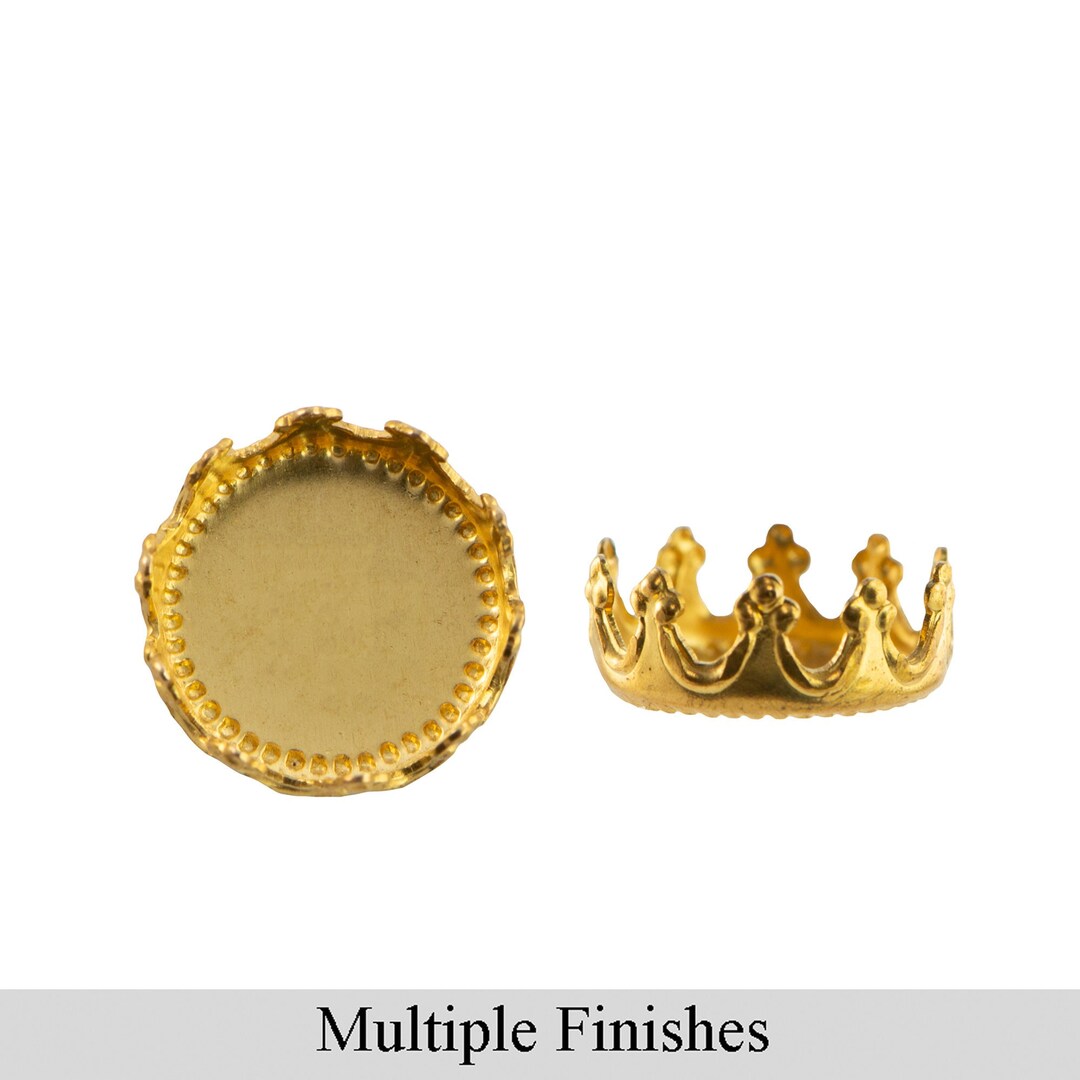 11mm Crown Edge Round Setting (14) - Etsy