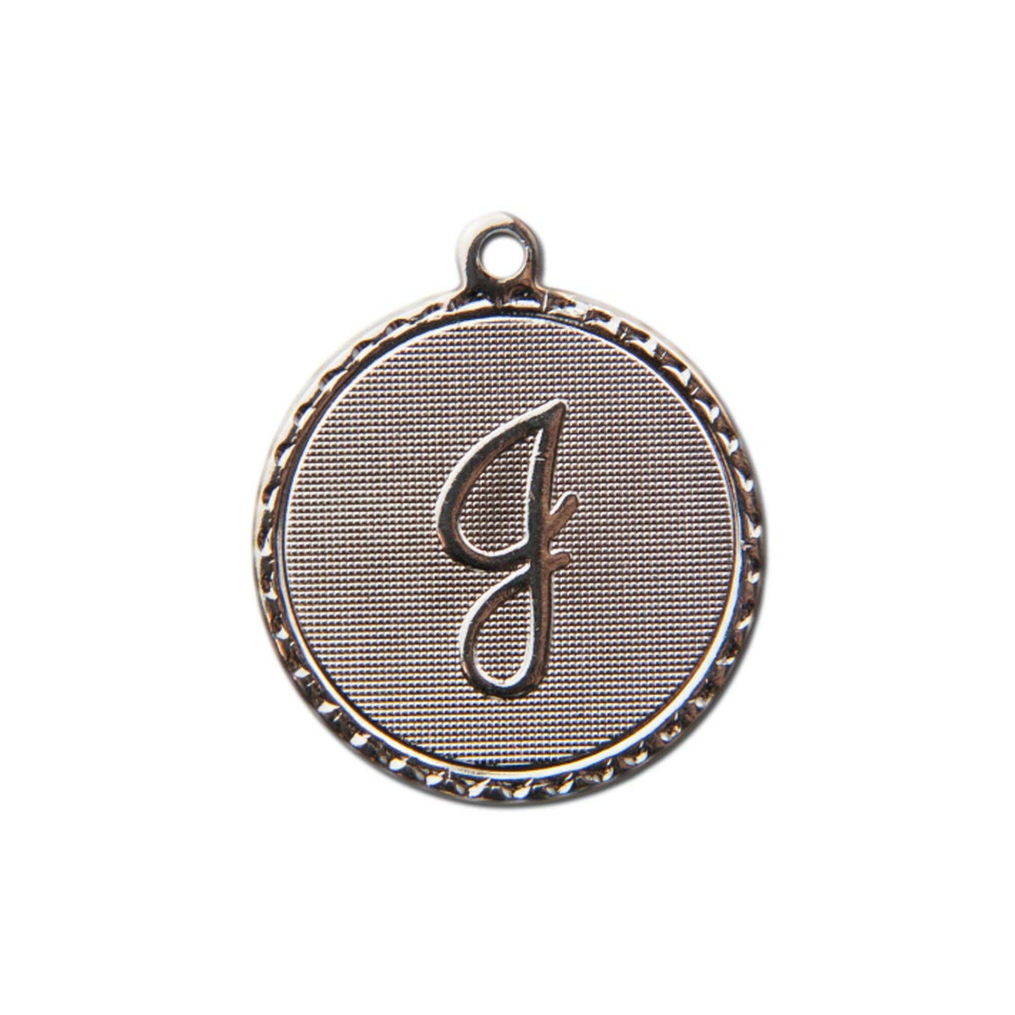 Letter J Charm With Loop 4 - Etsy