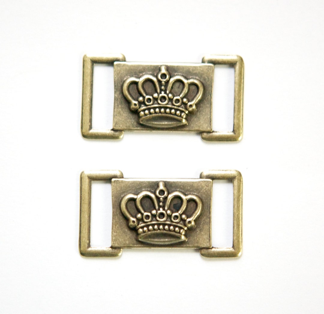 Brass Ox Crown Connector Link (6) Mtl406a - Etsy