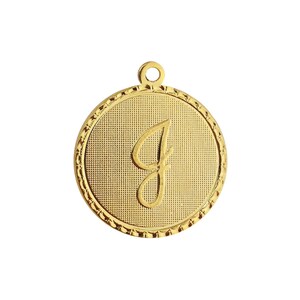 Letter J Charm With Loop (4) - Etsy