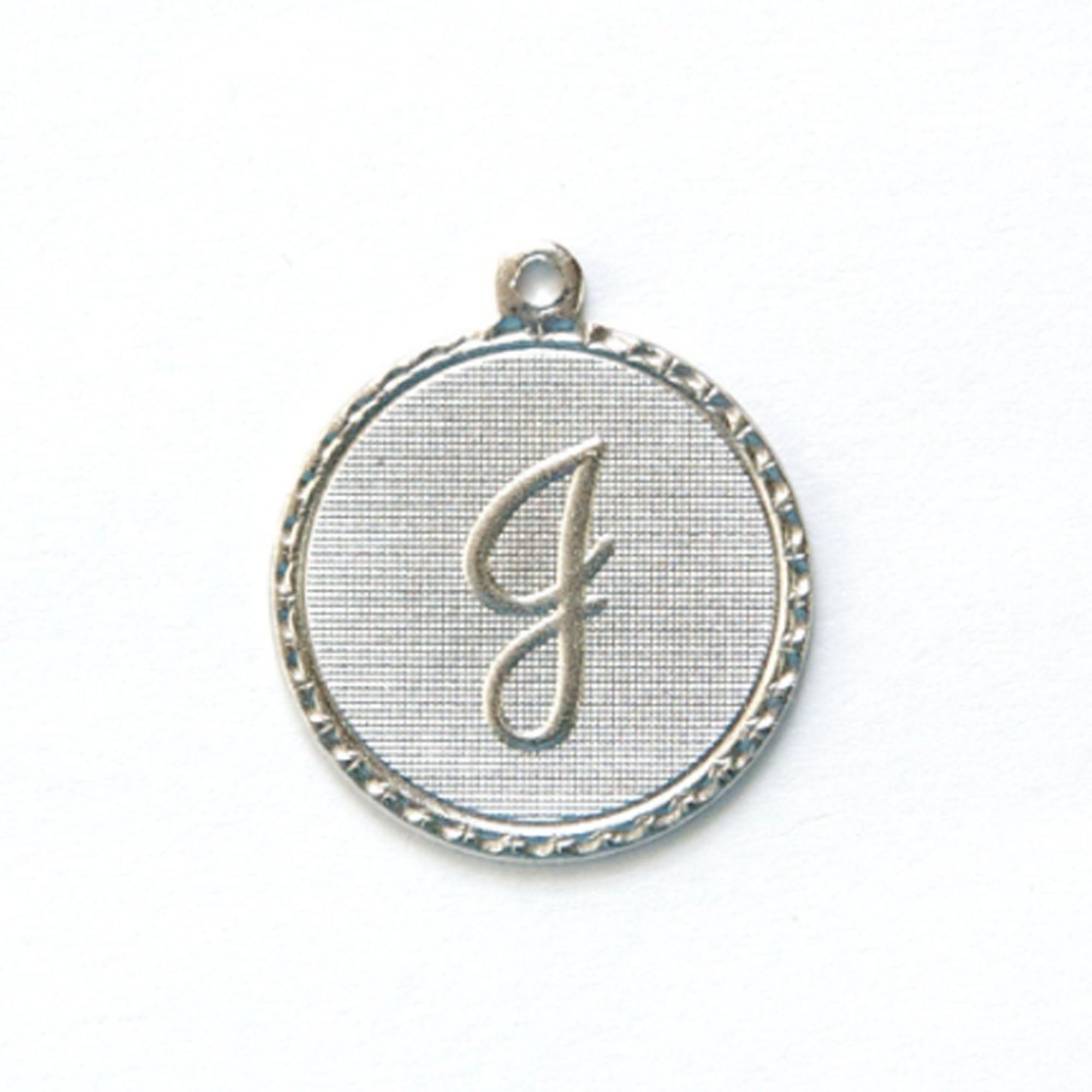 Letter J Charm With Loop 4 - Etsy