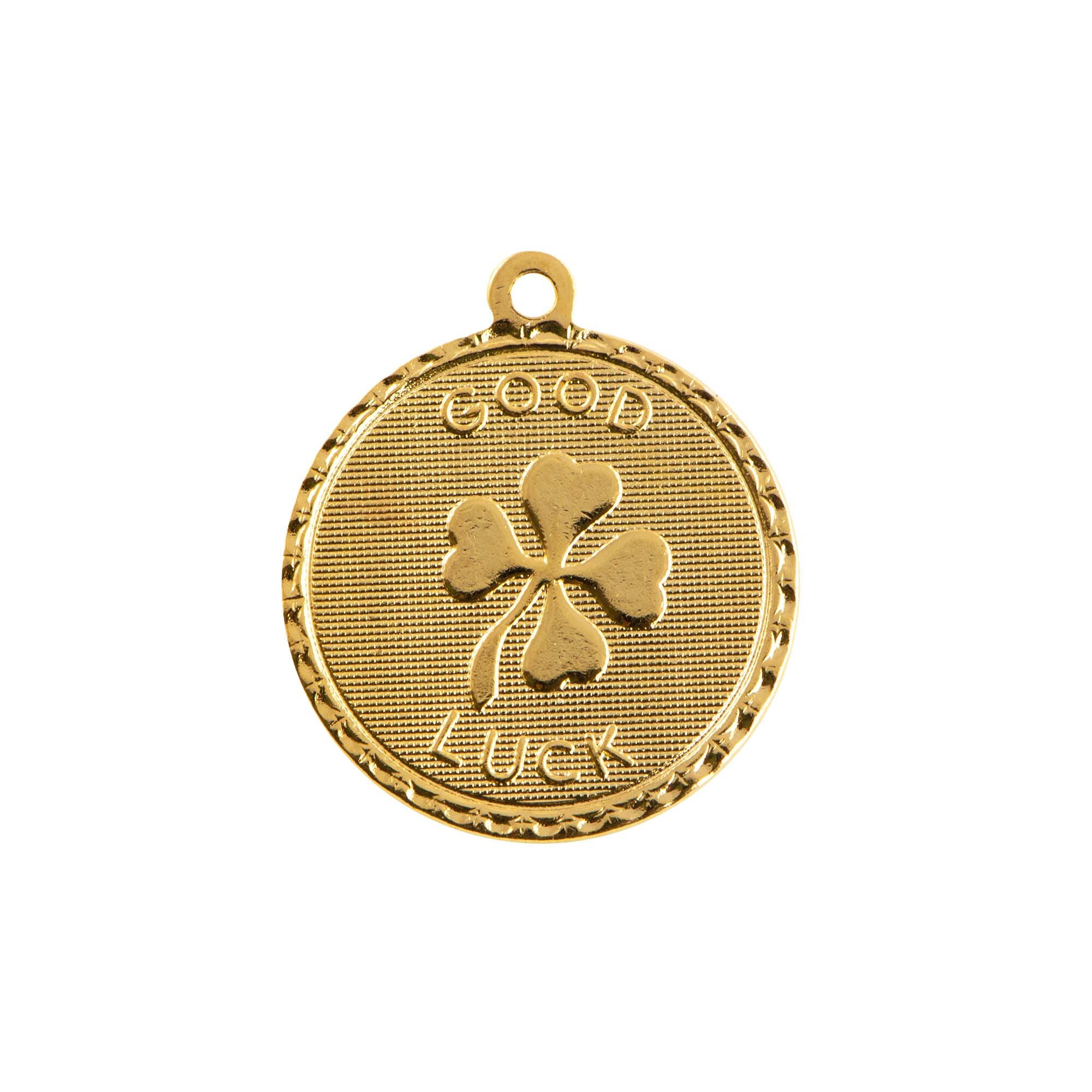 Good Luck Word Charm With Loop 4 - Etsy