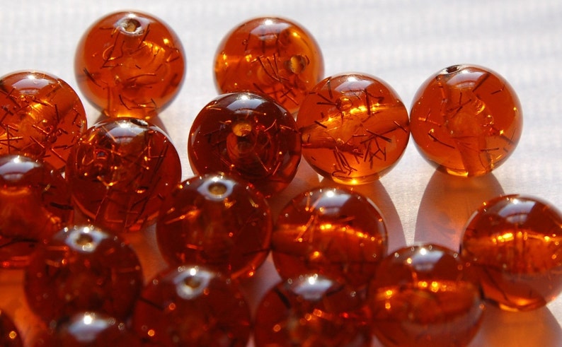 Vintage Topaz Colored Lucite Confetti Beads 13mm Bds874a - Etsy