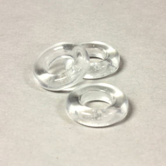 14mm Preciosa Clear Smooth Glass Rings 6 | Etsy