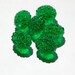 Vintage Green Oval Bumpy Textured Plastic Beads 6 Bds791e - Etsy
