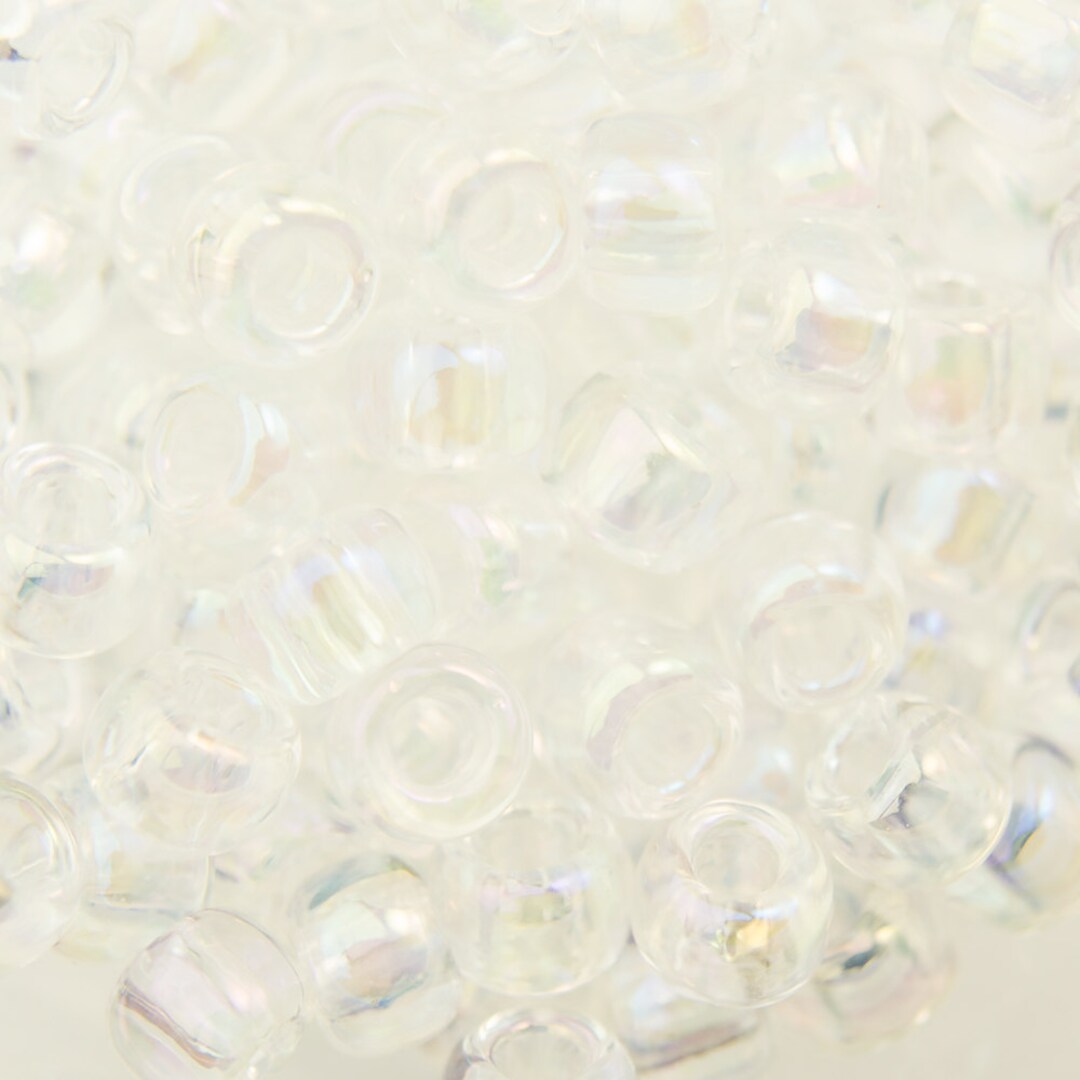 6/0 TOHO ROUND Transparent Rainbow Crystal Seed Bead (8g) - Etsy