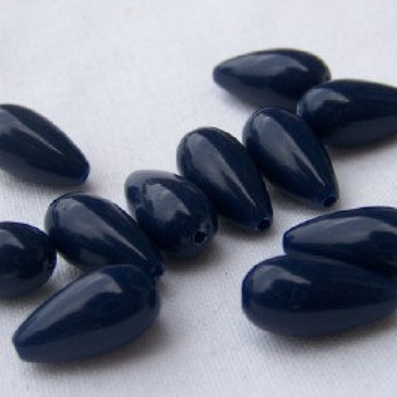 Vintage Tear Drop Bead - Etsy