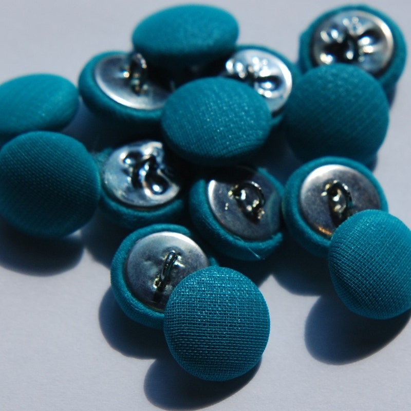 Teal Buttons - Etsy