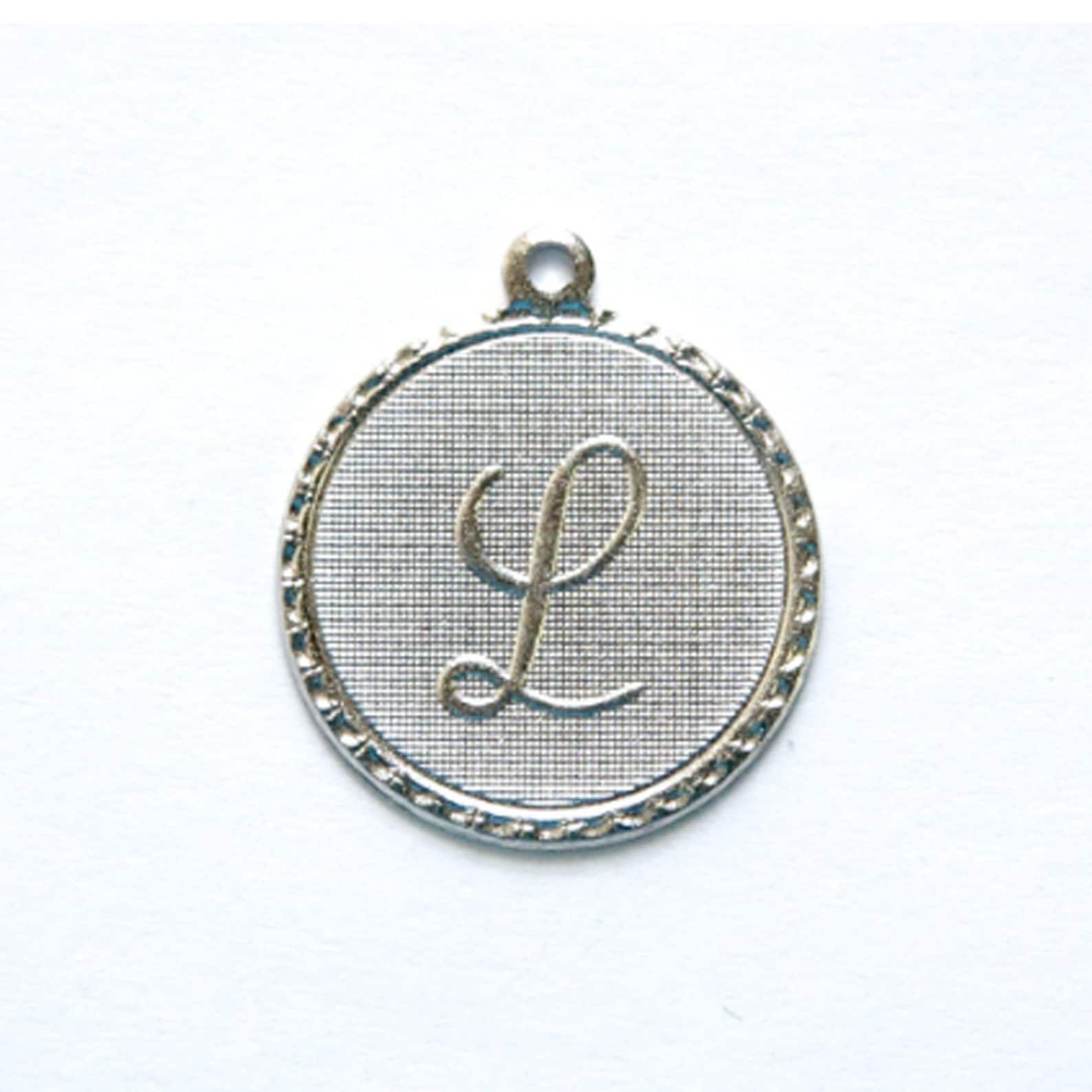 Letter L Charm With Loop 4 - Etsy