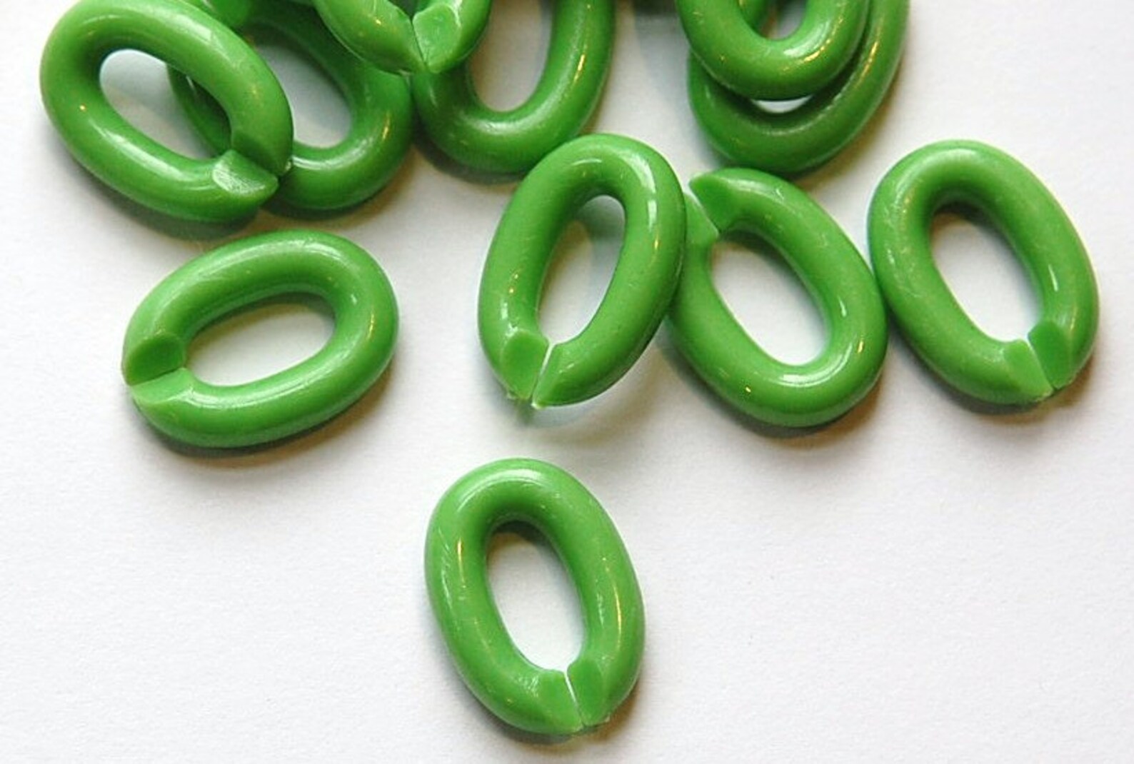 Vintage Plastic Connector Linking Links Light Green SM (30) Bds606e - Etsy