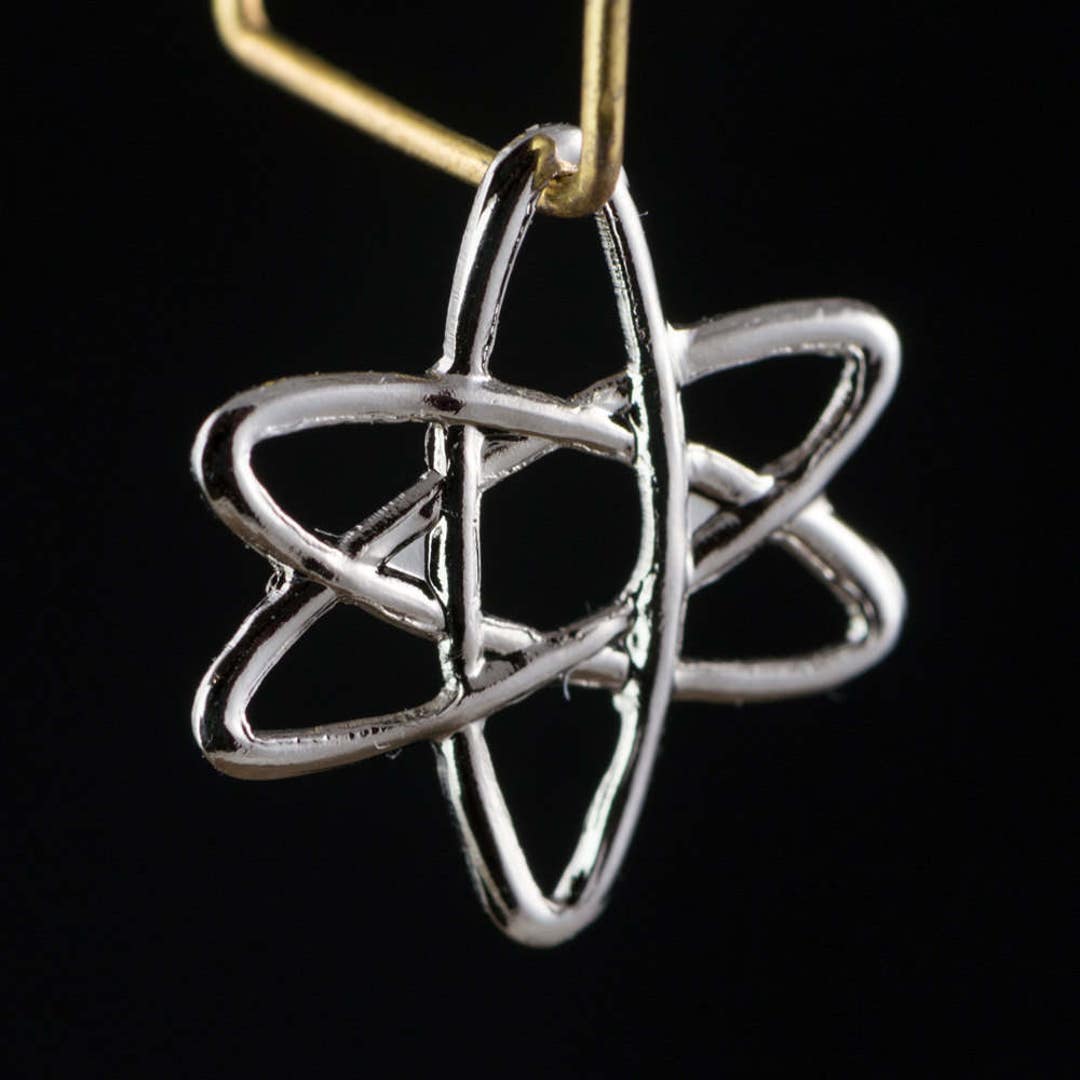 Silver Atomic Star Connector Link Drop Stampings 16mm (8) Mtl445b - Etsy