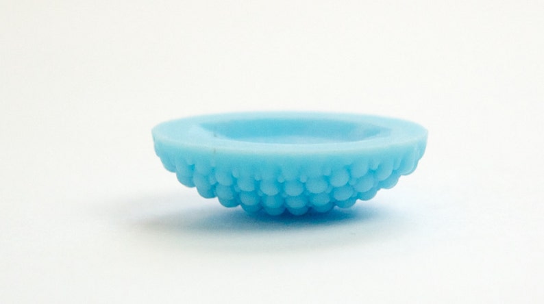Vintage German Matte Blue Glass Bumpy Top Cabochon 25 X 18mm Cab414e - Etsy
