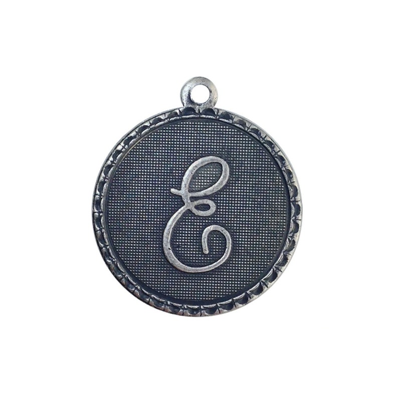 Letter E Charm With Loop 4 - Etsy