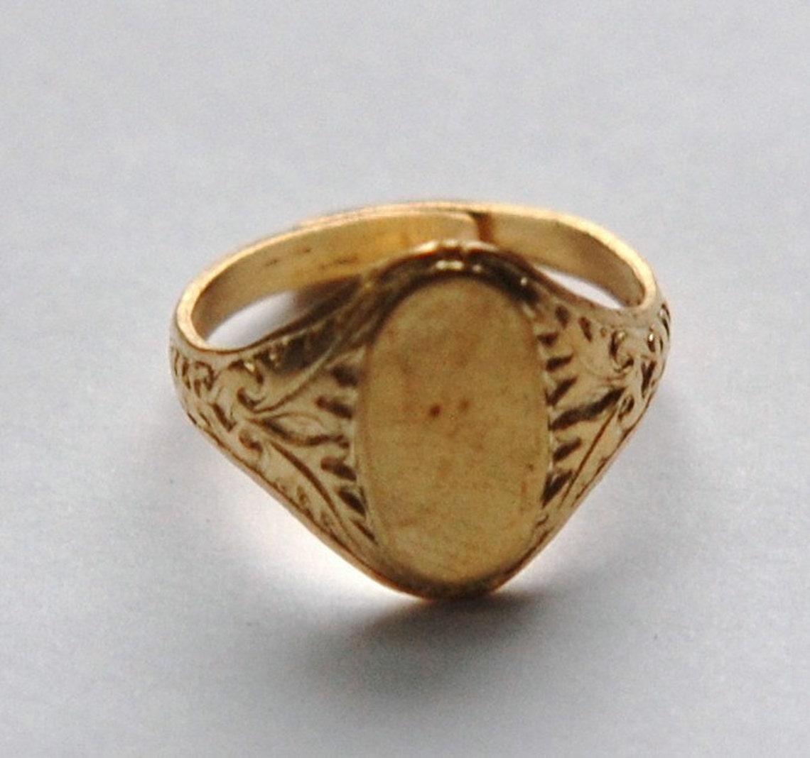 Raw Brass Oval Adjustable Ring Blank 15x7mm 2 Mtl254 - Etsy