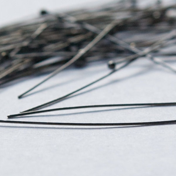 Black Head Pins - Etsy