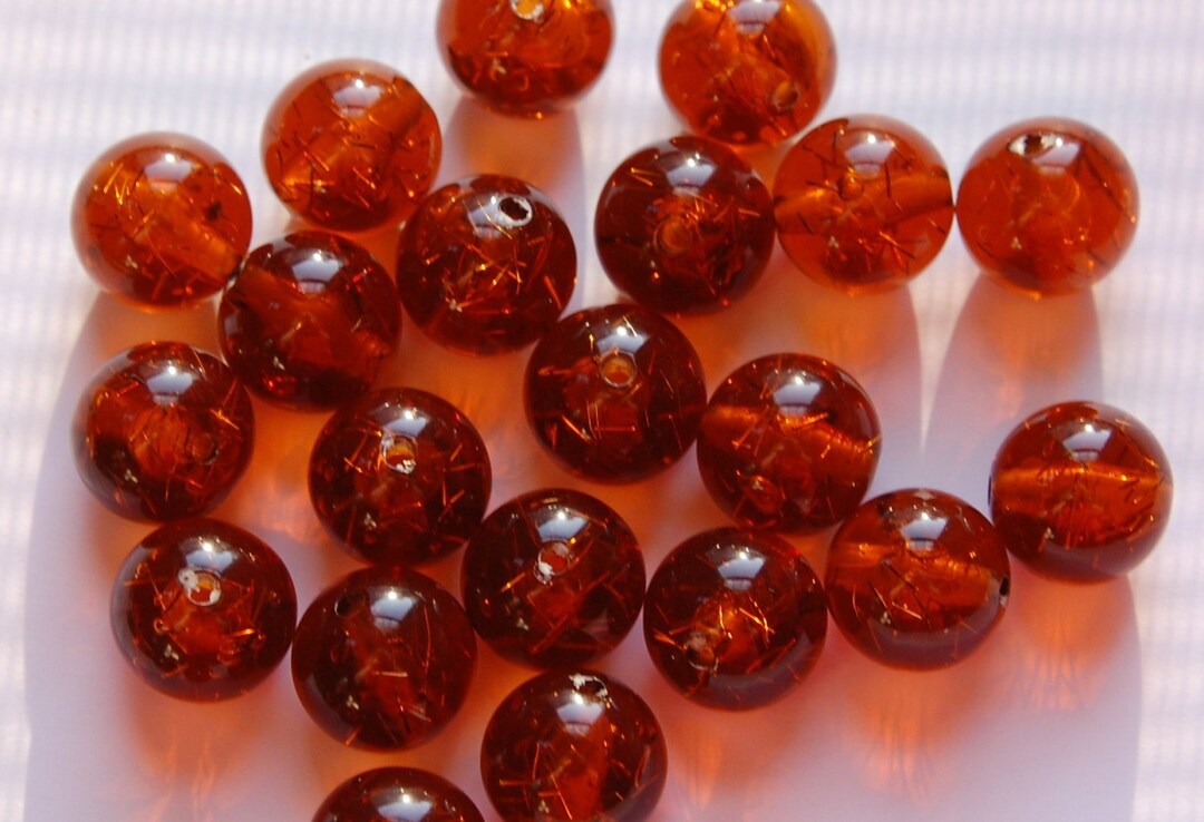 Vintage Topaz Colored Lucite Confetti Beads 13mm Bds874a - Etsy