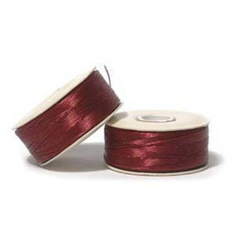 Dark Red Nymo D Beading Thread 64yd Bobbin NYMDRE - Etsy