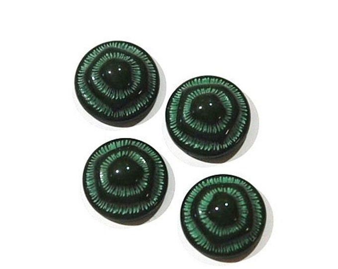 20 Pcs Glass Domed Round Eye Cabochon, Eyes Cabochons, Mix Pattern ...
