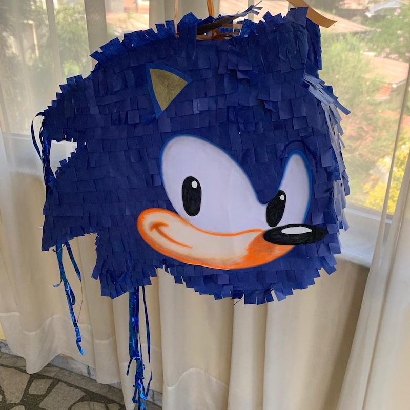 Sonic the Hedgehog Pinata - Etsy