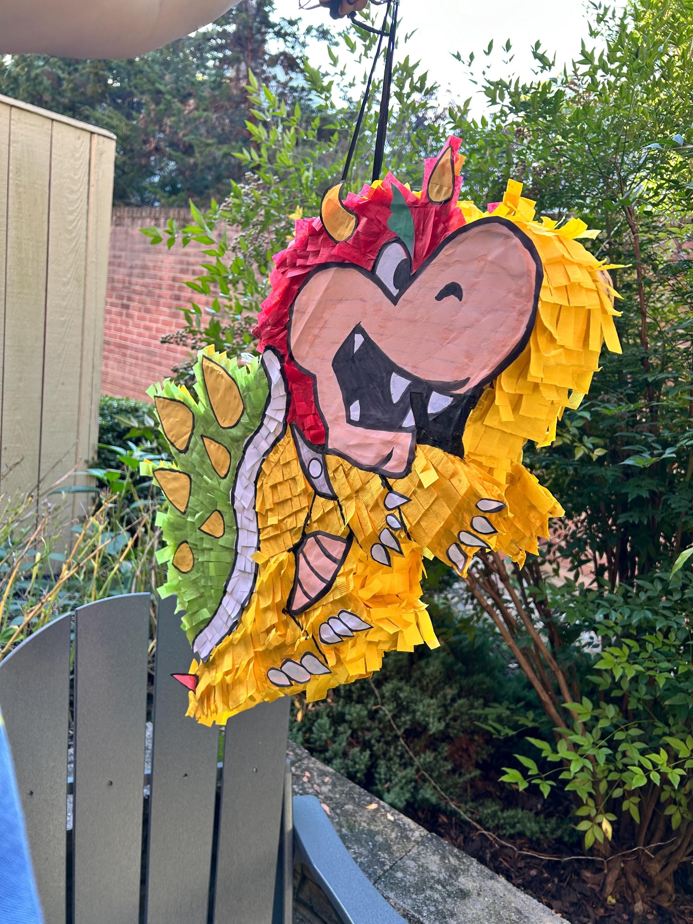 Bowser Piñata Mario Piñata Dragon Pinata Green and Yellow Monster ...