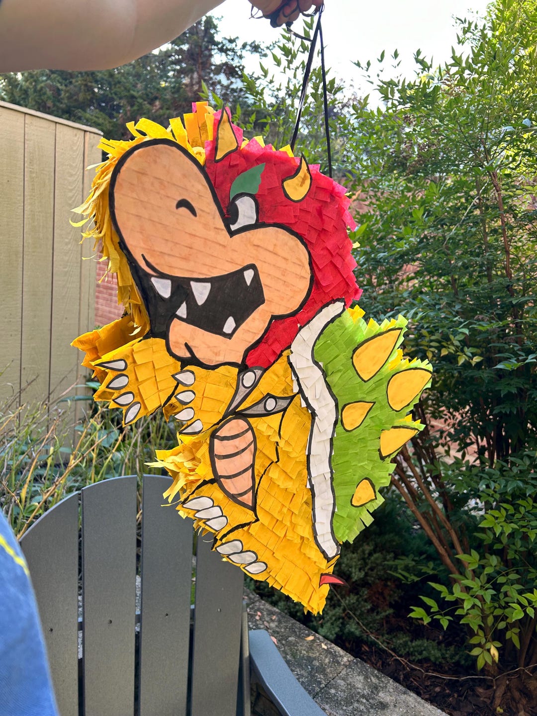 Bowser Piñata | Mario Piñata | Dragon Pinata | Green and Yellow Monster ...