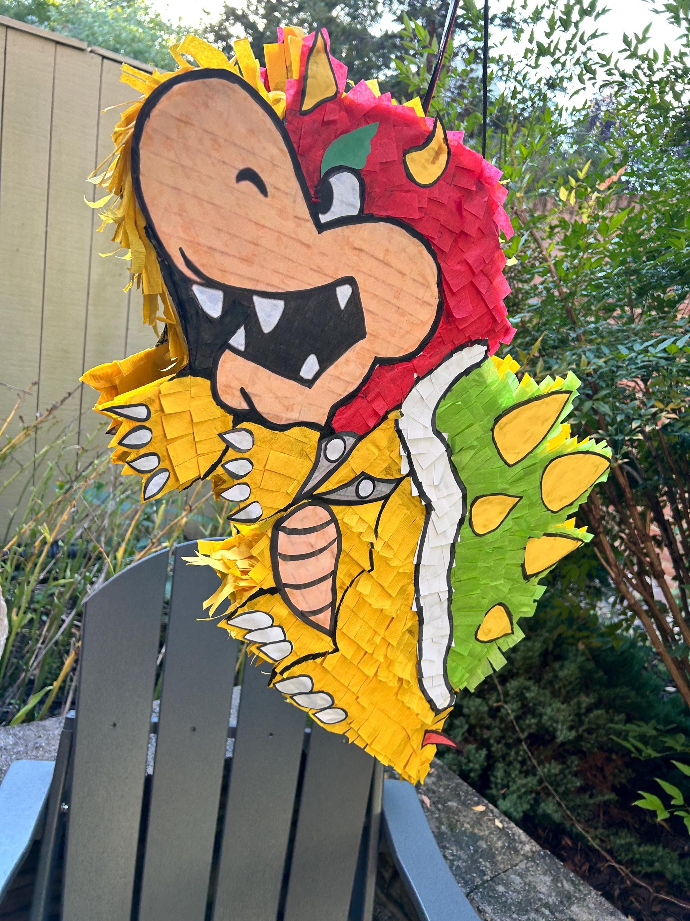 Bowser Piñata Mario Piñata Dragon Pinata Green and Yellow Monster ...