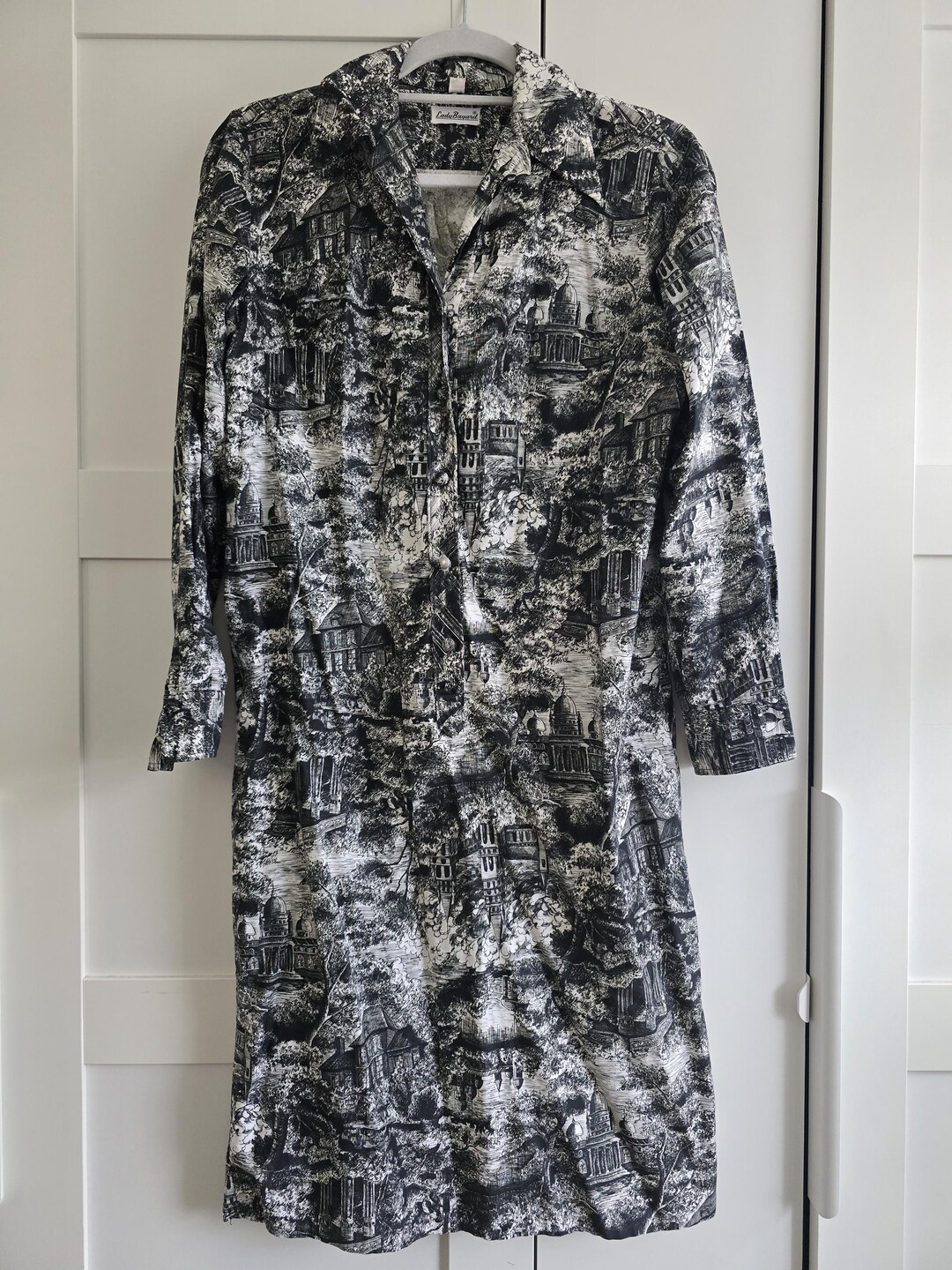 Vintage 1960s Lady Bayard Victorian Print Shirt Dress - Etsy