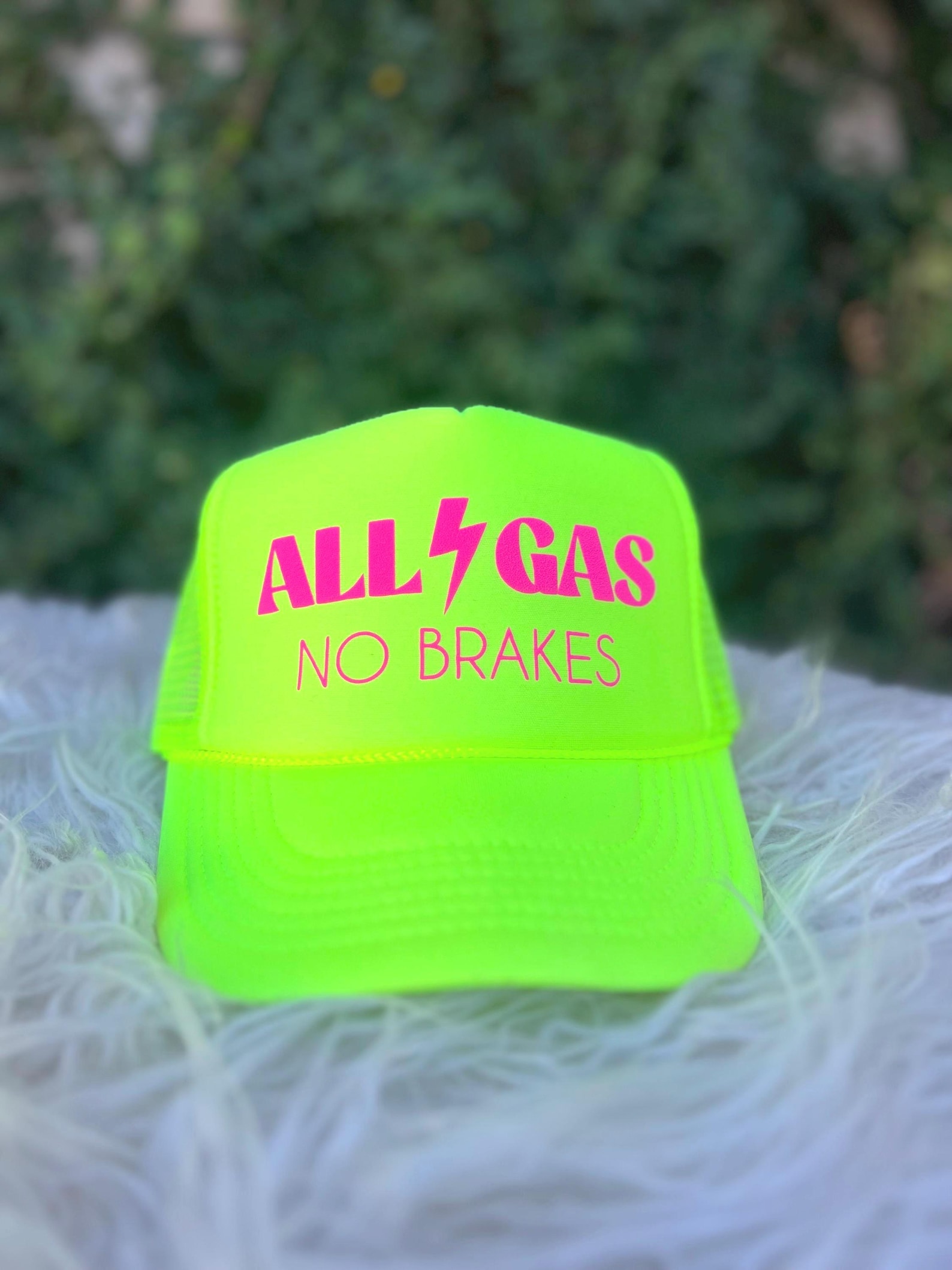 All Gas No Brakes Trucker Hat, Women’s Trucker Hat, Lake Hat, River Hat ...