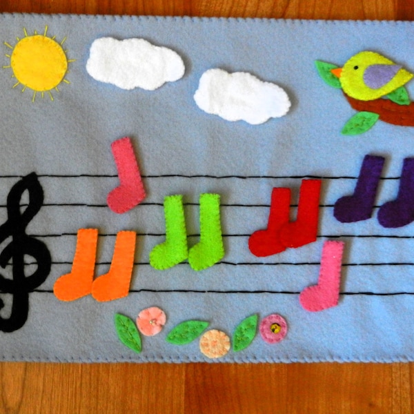 Felt Music Note - Etsy