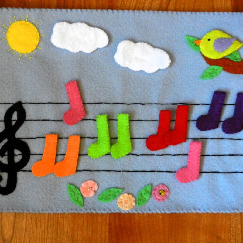 Felt Music Note - Etsy