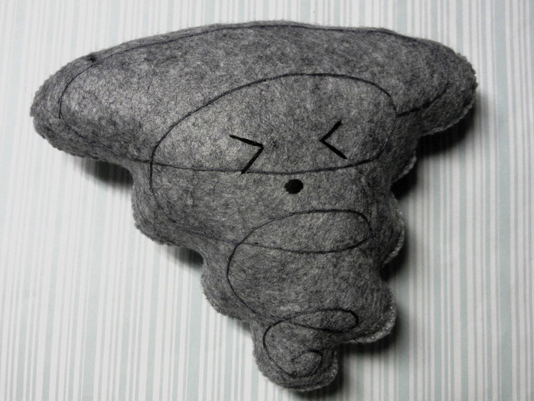 Felt Extra Large Tornado Weather Plushie Pillow by Little Dear - Etsy