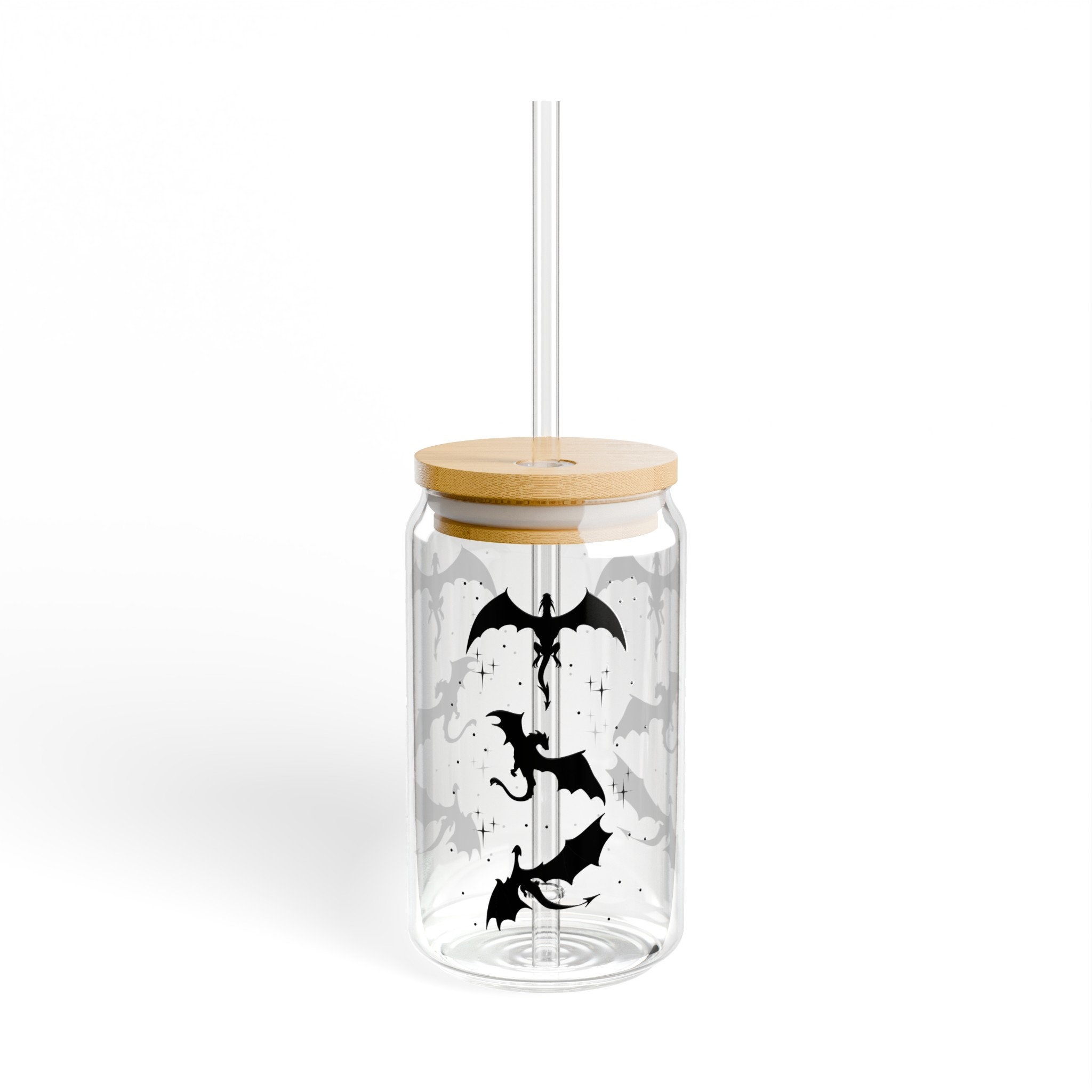 Fantasy Iced Coffee Cup, Dragons Iced Coffee Sipper, Fantasy Reader ...