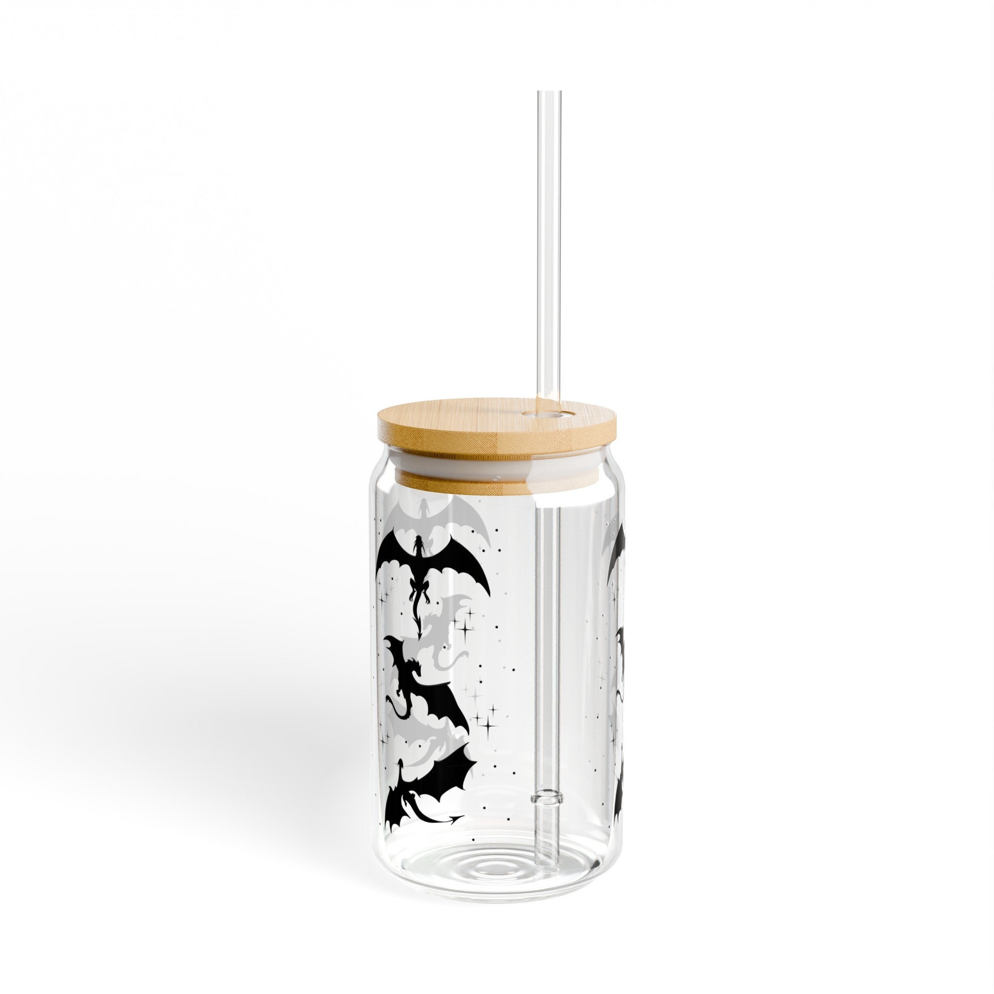 Fantasy Iced Coffee Cup, Dragons Iced Coffee Sipper, Fantasy Reader ...
