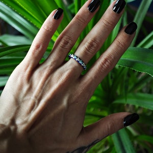Silver Gold Plated Traditional Flower Motif Ring With Enamel - Etsy