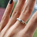 Silver Gold Plated Traditional Flower Motifs Ring With Enamel and ...