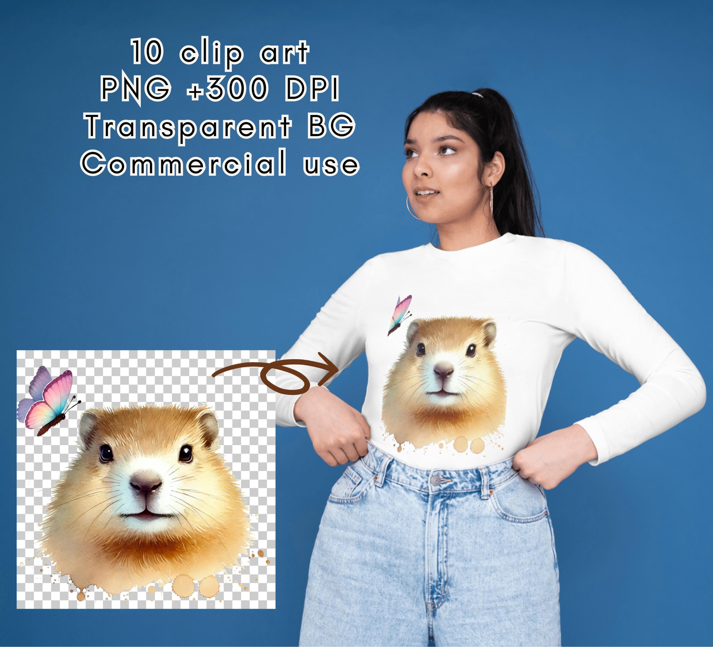 Ground Hog Clipart Bundle Groundhog With Transparent Background | 10 ...